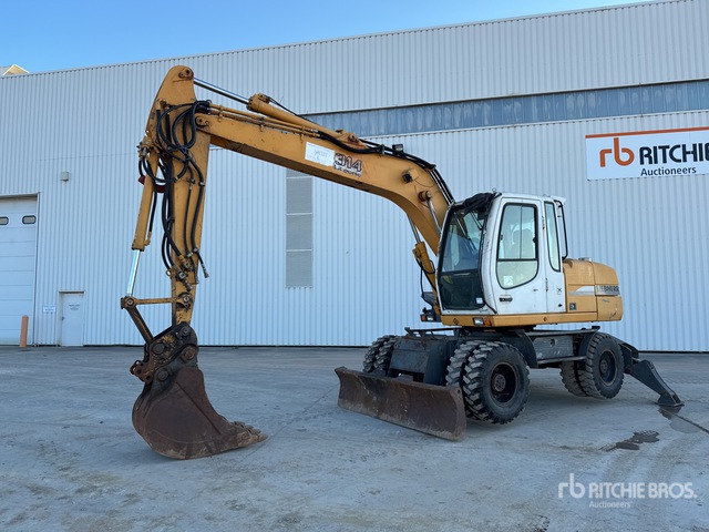 2002 Liebherr A314 LITRONIC Pelle Sur Pneus Wheel Excavator | Ritchie ...