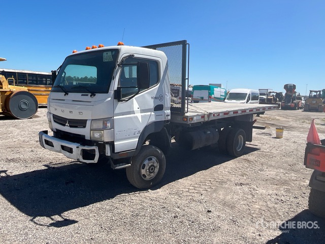 2014 Mitsubishi Fuso FG 4x2 Flatbed Truck (Inoperable) | Ritchie Bros ...