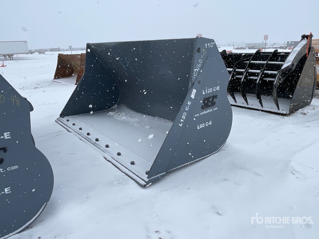 SEC 110 in Q/C Wheel Loader Bucket - Fits L90 C-E, L120 C-E | Ritchie ...