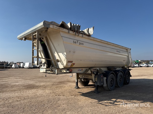 2019 Menci S7R Tri/A Remorque Benne Alu 3 Essieux End Dump Trailer ...