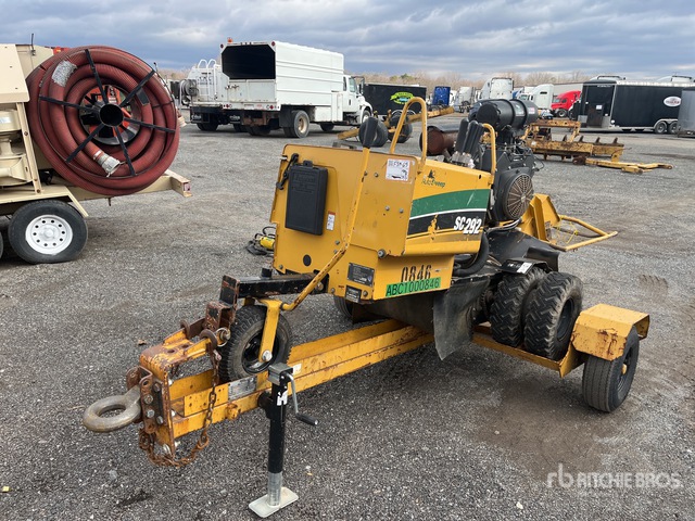 2016 Vermeer SC292 Stump Grinder w/2006 Vermeer TLR25 Trailer | Ritchie ...