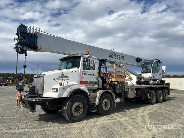 Manitex 50155SHL Straight Boom on 2014 Western Star 4800SB 10x6 Twin ...
