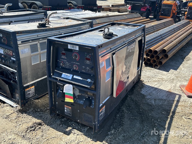 2012 Lincoln DX450 450 A Skid-Mounted Stick Engine Driven Welder ...