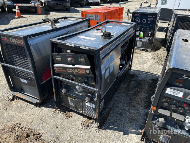 2013 Lincoln DX450 450 A Skid-Mounted Multi-Process Engine Driven ...