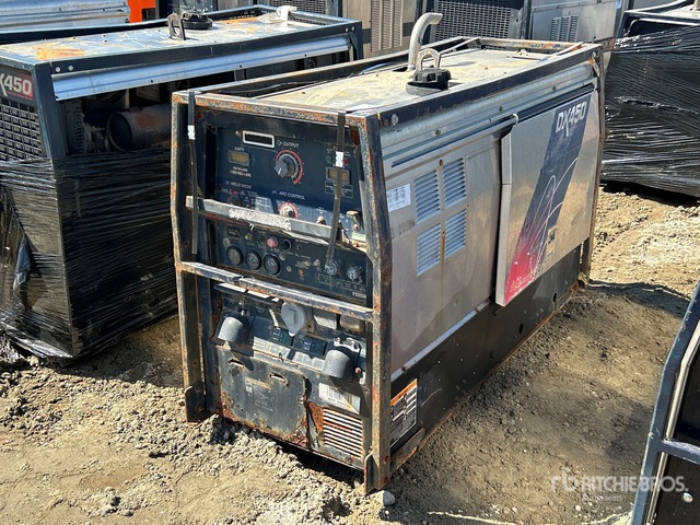 2013 Lincoln DX450 450 A Skid-Mounted Multi-Process Engine Driven ...