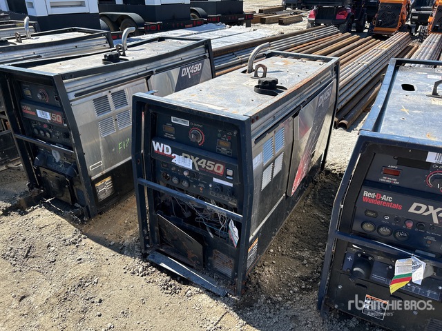 2015 Lincoln DX450 450 A Skid-Mounted Stick Engine Driven Welder ...