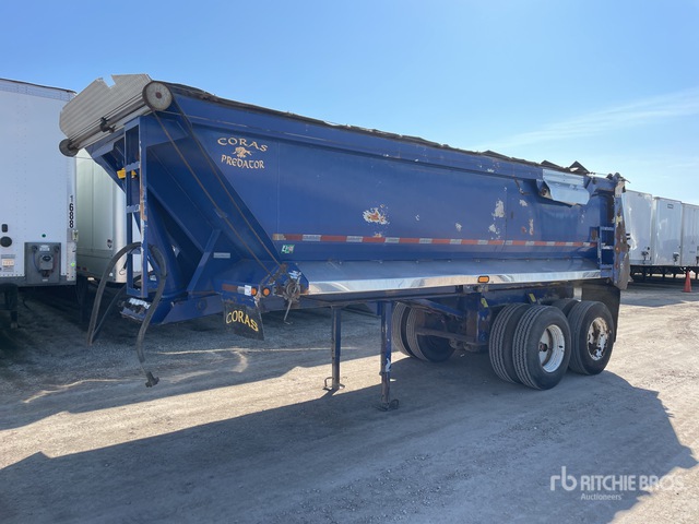 2015 Coras PREDATOR 22 ft T/A Quarter Frame End Dump Trailer | Ritchie Bros. Auctioneers