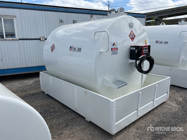 2025 AM Tank 2300N 2376 gal Skid Mounted Steel Diesel Fuel Tank (Unused ...