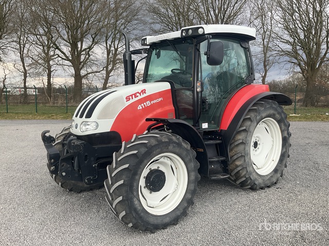 Steyr 4115 Profi 4WD Tractor | Ritchie Bros. Auctioneers