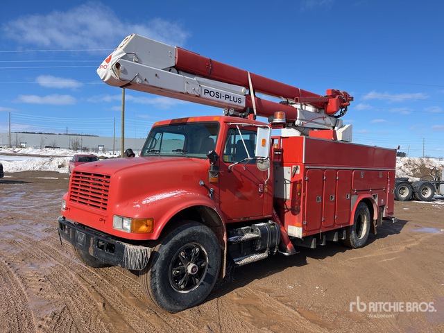Posi-Plus 194-46-AE 46 ft on 2000 International 4900 4x2 Bucket Truck ...