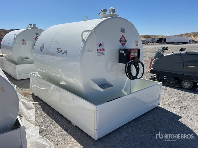 2025 AM Tank 2300N 2376 gal Skid Mounted Steel Fuel Tank (Unused ...