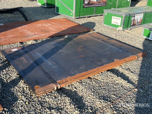 2024 Kit Containers 5 ft x 7 ft 9 in (1 in Thick) Steel Plates ...