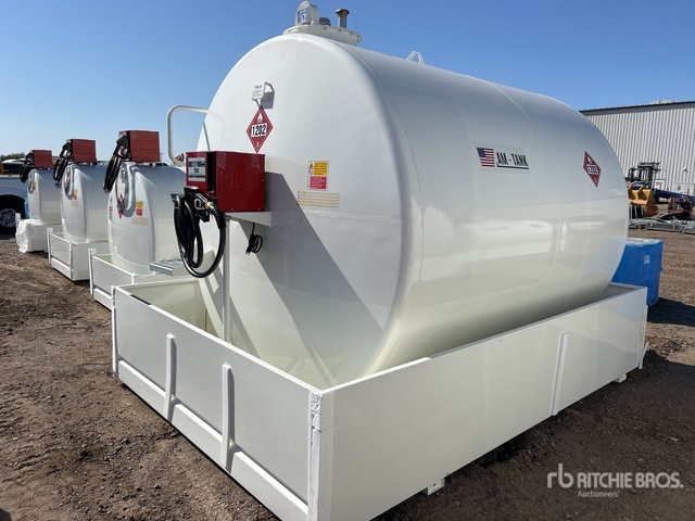2025 AM Tank 2300N 2376 gal Skid Mounted Steel Diesel Fuel Tank (Unused ...