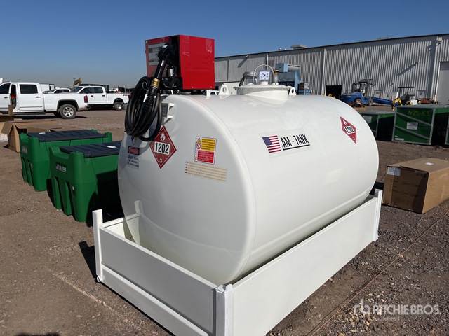 2025 AM Tank 600 600 gal Skid Mounted Steel Diesel Fuel Tank (Unused ...