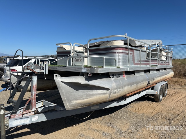 1988 Sea Nymph 2400-22 Sun Deck 24 ft Pontoon Boat w/1988 Zeiman ...