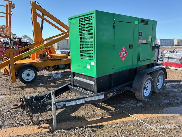 2015 Multiquip DCA 70USI3CAN 56 kW Mobile Generator Set (Inoperable ...