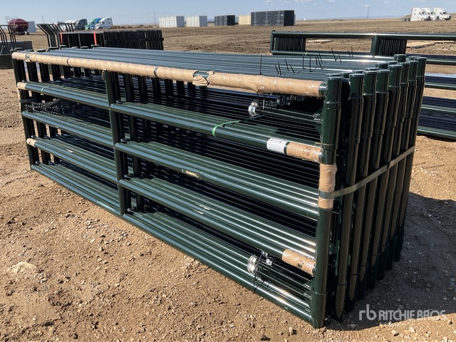 Quantity of (16) BYT Magnum 12 ft x 4 ft Steel Livestock Gate (Unused ...