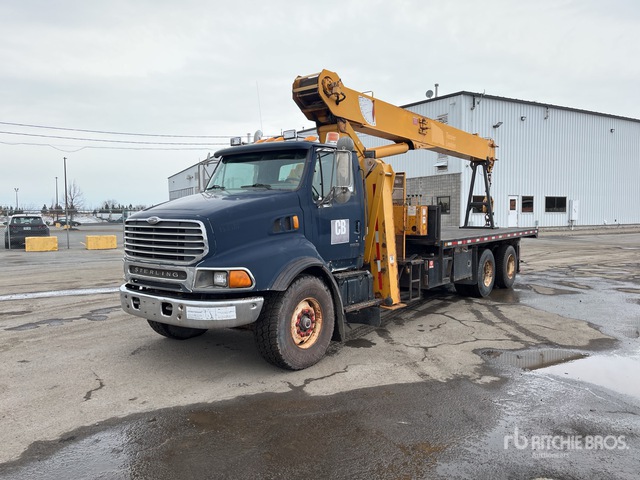 National 800C 42000 lb Straight Boom on 2000 Sterling LT9500 6x4 Boom ...