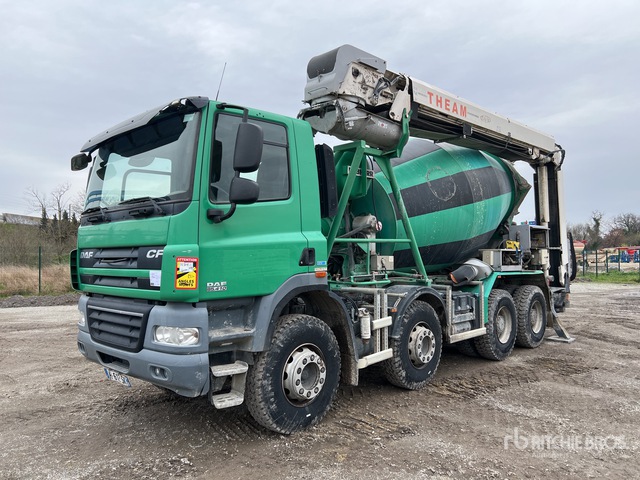 2014 DAF CF85.410 8x4 Camion Malaxeur Avec Tapis Mixer Truck | Ritchie ...