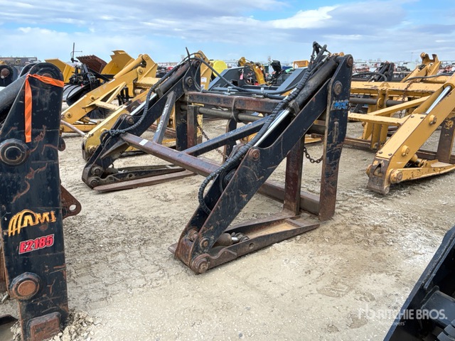UMNG Design 48 in Q/C Pipe Wheel Loader Grapple - Fits Cat 924G ...