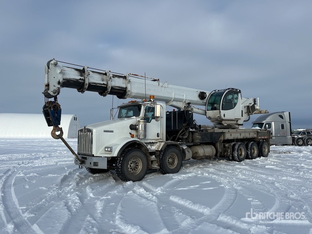 Manitex TC 700 Straight Boom on 2013 Kenworth 10x6 Twin-Steer Boom ...