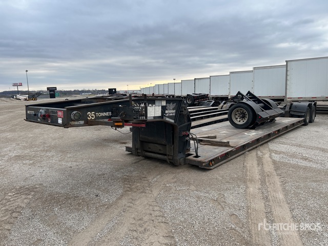 2013 Manac 5228 35 ton T/A Removable Gooseneck 35 TON TRI AXLE Lowboy ...