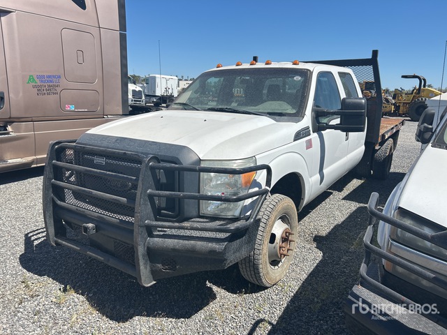 2015 Ford F-350 4x4 Crew Cab Flatbed Truck (Inoperable) | Ritchie Bros ...