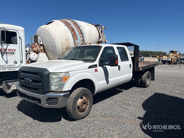 2015 Ford F-350 4x4 Crew Cab Flatbed Truck (Inoperable) | Ritchie Bros ...