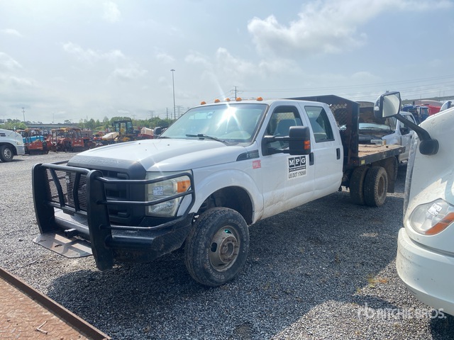 2015 Ford F-350 4x4 Crew Cab Flatbed Truck (Inoperable) | Ritchie Bros ...