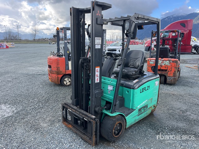 2017 Mitsubishi FB20PNT 4000 lb Electric Forklift (Inoperable ...