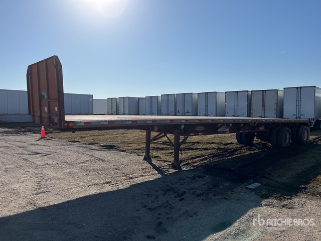 1994 Fontaine LFTW-5-8045FK 45 ft T/A Spread Axle Flatbed Trailer ...