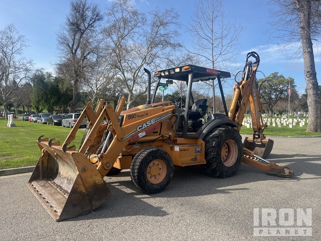 2007 Case 590 Super M 4x4 Backhoe Loader in San Jose, California ...
