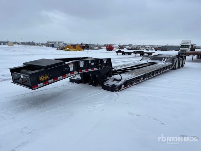 2024 Witzco RG-52 Tri/A Double Drop Removable Gooseneck Lowboy Trailer | Ritchie Bros. Auctioneers