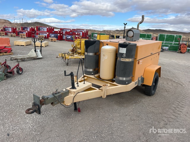 2001 Team Fenex F-101-KD S/A Manhole Support Trailer w/Generator ...