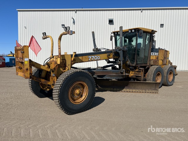 2006 John Deere 770D Motor Grader | Ritchie Bros. Auctioneers