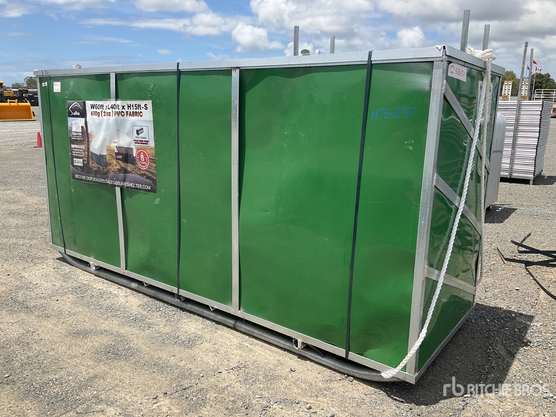 Suihe 60 ft x 40 ft x 15 ft Container Shelter Struttura mobile (Unused ...