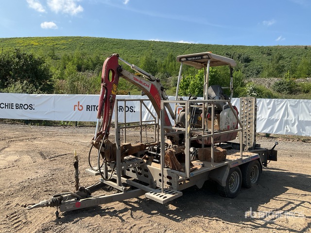 2019 Takeuchi TB216 Mini Excavator | Ritchie Bros. Auctioneers