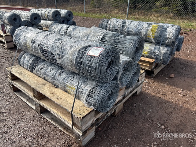 Quantity of (10) 2025 BYT FFC762 330 ft x 4 ft Galvanized Farm Fencing ...