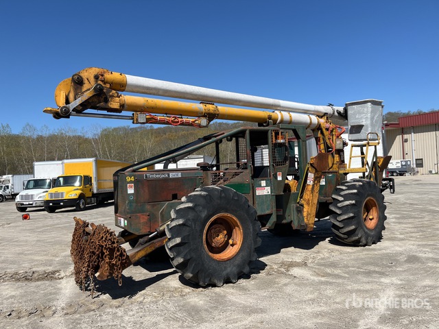 Aerial Lift AL-5045-1L-4FPS 50 ft on 1999 Timberjack 240E 4x4 Skidder ...