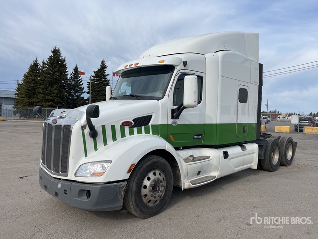 2017 Peterbilt 579 6x4 T/A Sleeper Truck Tractor | Ritchie Bros ...