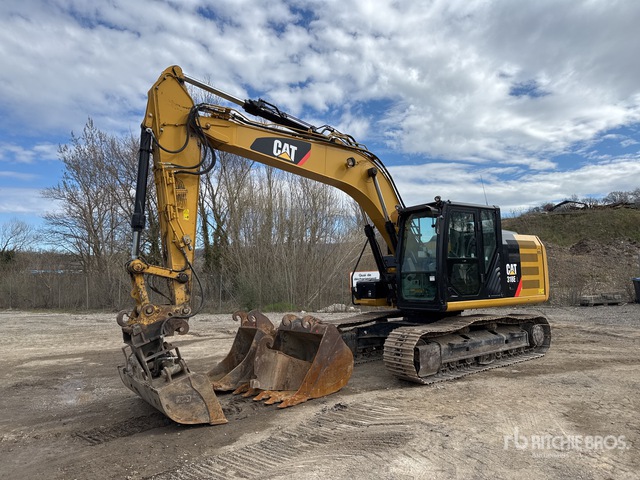 2016 Cat 318EL Pelle Sur Chenilles Pelle Hydraulique sur Chenilles ...