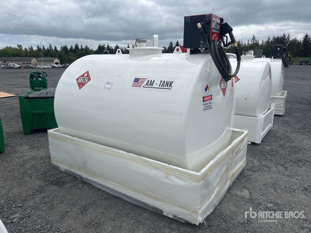 2025 AM Tank 800 838 gal Skid Mounted Steel Diesel Fuel Tank (Unused ...