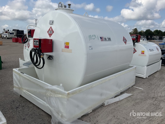 2025 AM Tank 2300N 2376 gal Skid Mounted Steel Diesel Fuel Tank (Unused ...
