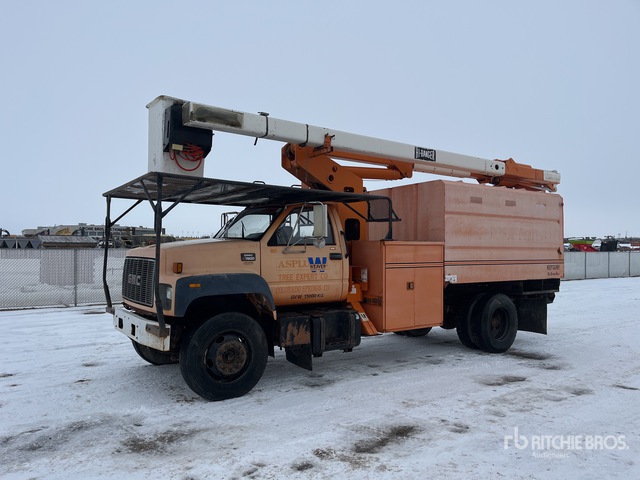 Terex Telelect XT Series on 2000 GMC C7500 4x2 Forestry Bucket Truck ...