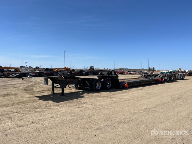 2012 Aspen 65 ton 2+3+2 Double Drop Removable Gooseneck Combination Lowboy Trailer | Ritchie ...