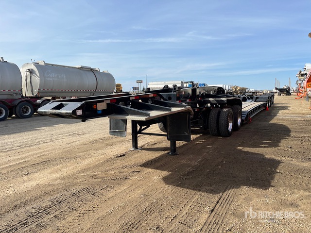 2014 Pacesetter 2+3+1 Double Drop Removable Gooseneck Combination ...