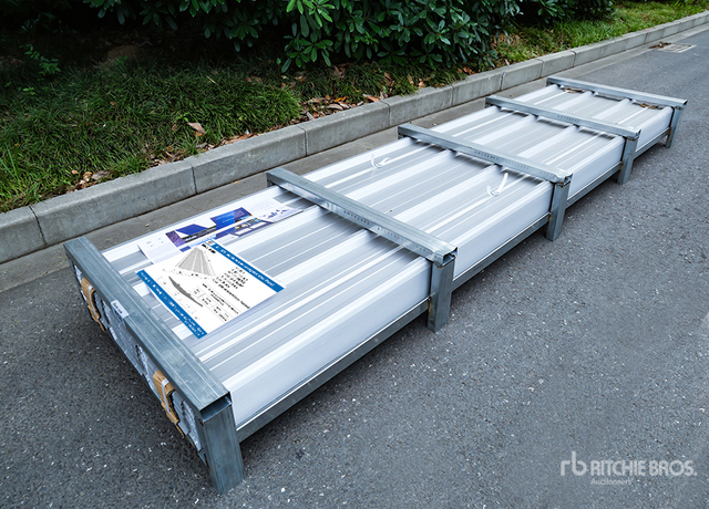 Quantity of (150) 2025 KJ K084 Galvalume Corrugated Steel Sheets ...