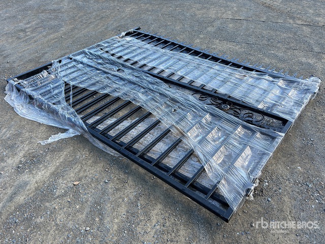 SKLP 20 ft Wrought Iron Bi-Parting (Damaged) Driveway Gate | Ritchie ...