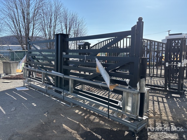 Quantity of (3) 2025 Suihe Farm Fence gate 20 ft Wrought Iron Bi ...