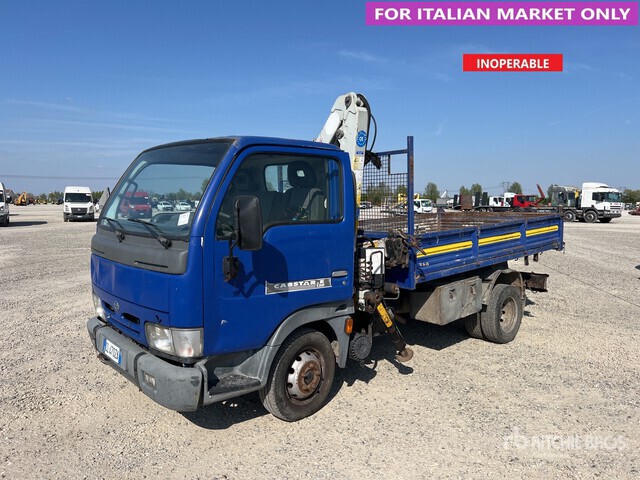 2002 PM 2522 on 2003 Nissan Cabstar Cabstar E120 Dump Truck with Crane (Inoperable) | Ritchie ...